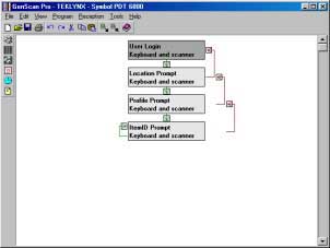 logiciel collecte codes barres GENSCAN pour symbol, telxon, brady